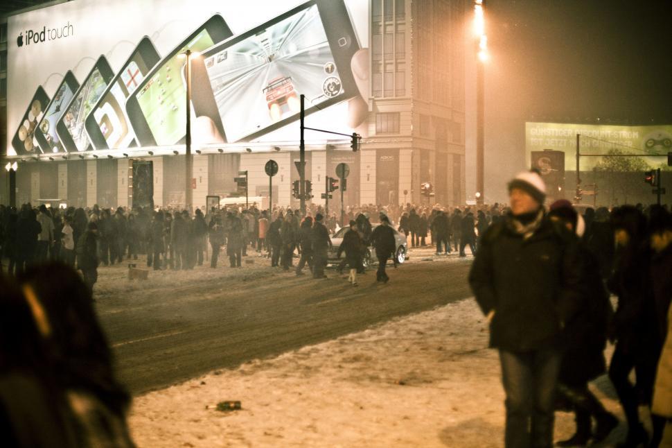 Free Stock Photo of A crowd of people outside a building | Download ...