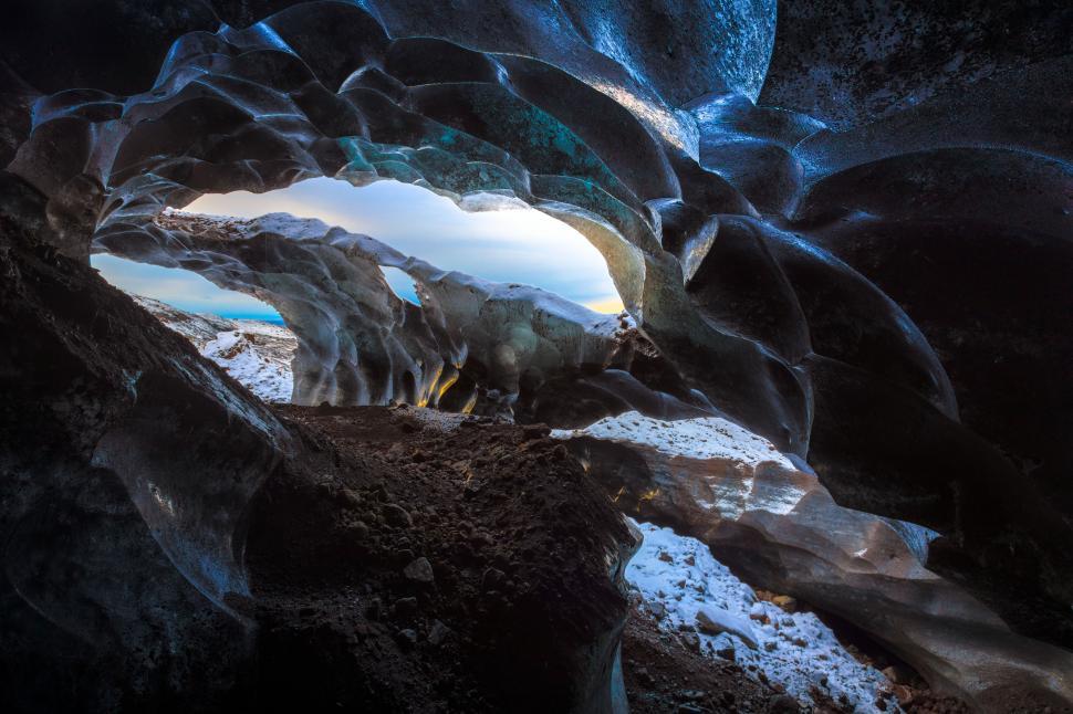 Free Stock Photo of A cave with ice formations | Download Free Images ...