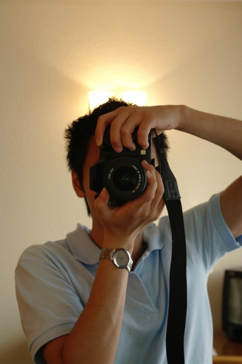 Free Stock Photo of Man Taking Selfie With Camera | Download Free ...