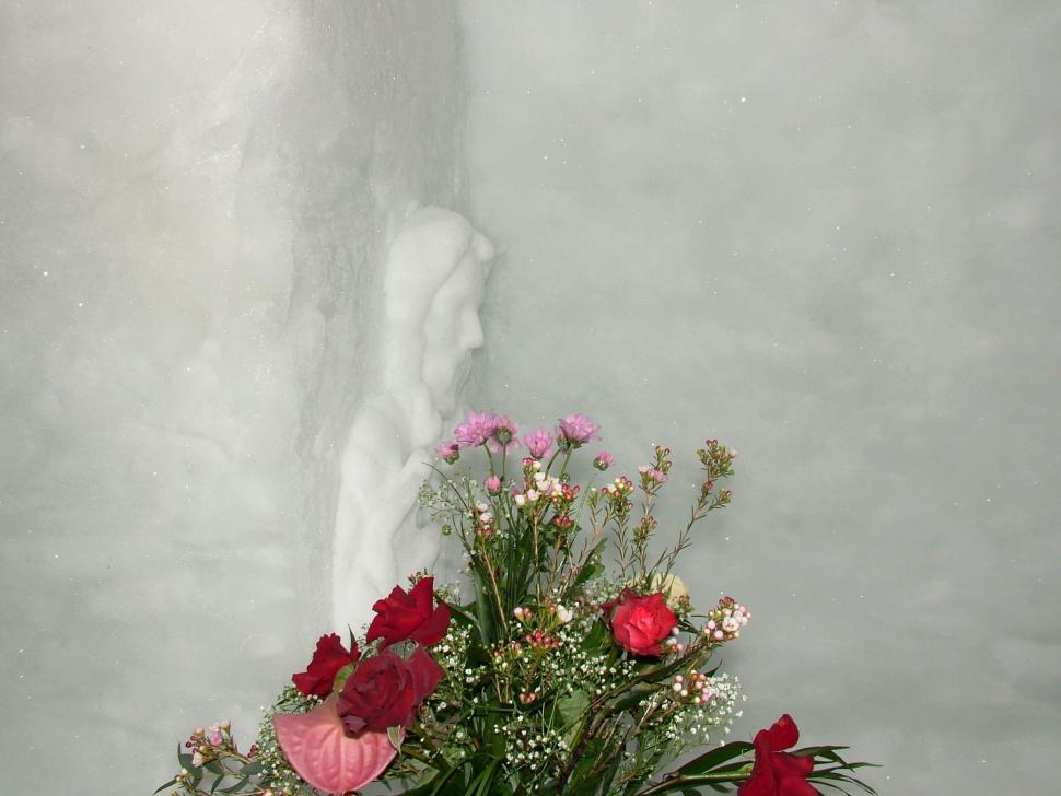 Free Stock Photo of Church made entirely of snow interior details ...