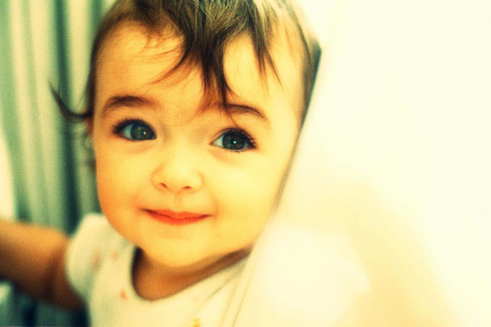 Free Stock Photo of Toddler looks at camera | Download Free Images and ...