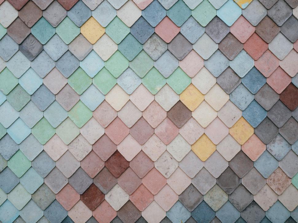 Free Stock Photo of A multicolored roof tiles | Download Free Images ...