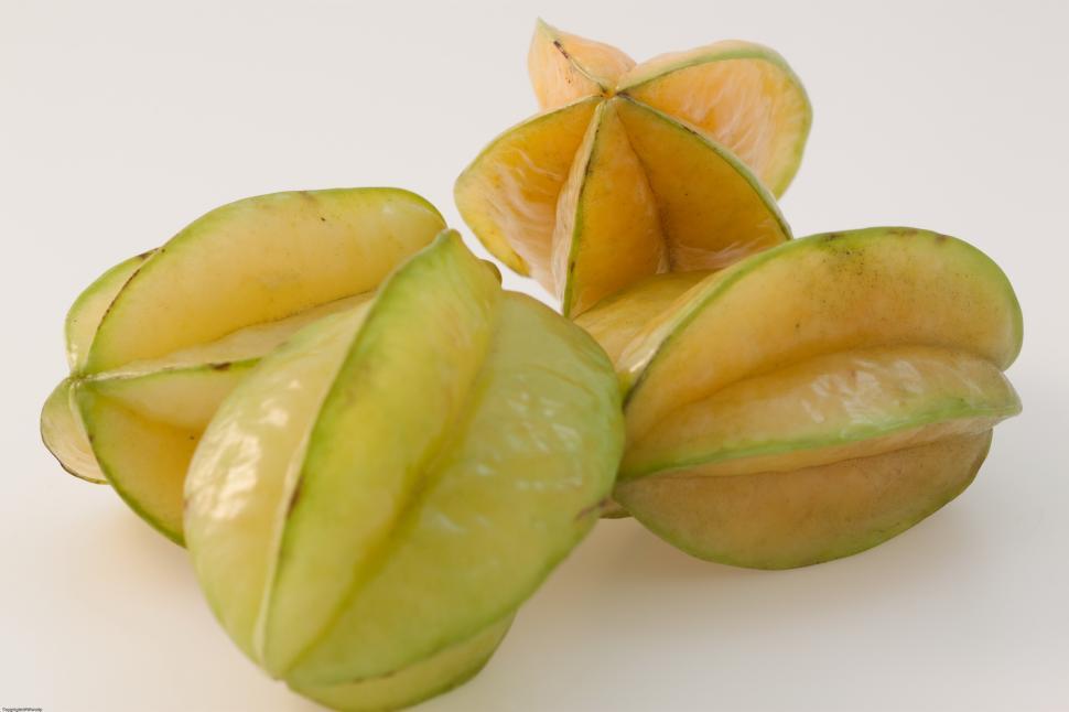 Free Stock Photo of Caranbola on white background | Download Free ...