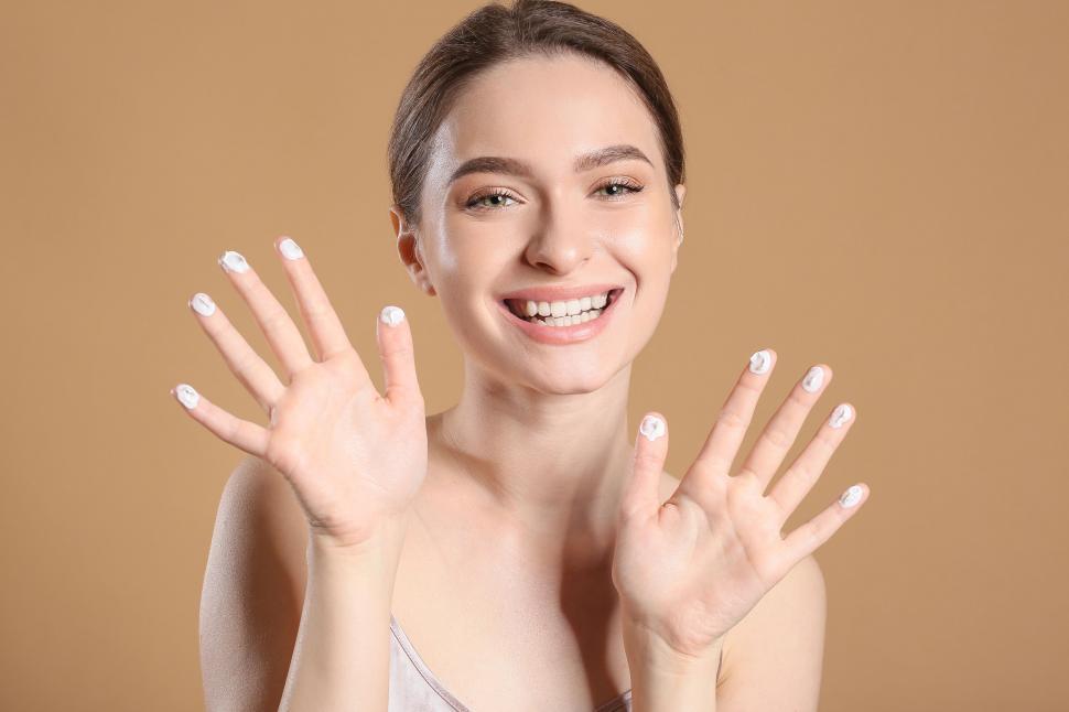 Free Stock Photo of A woman smiling with her hands up | Download Free ...