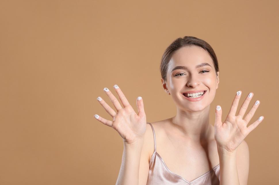 Free Stock Photo of A woman smiling with her hands up | Download Free ...