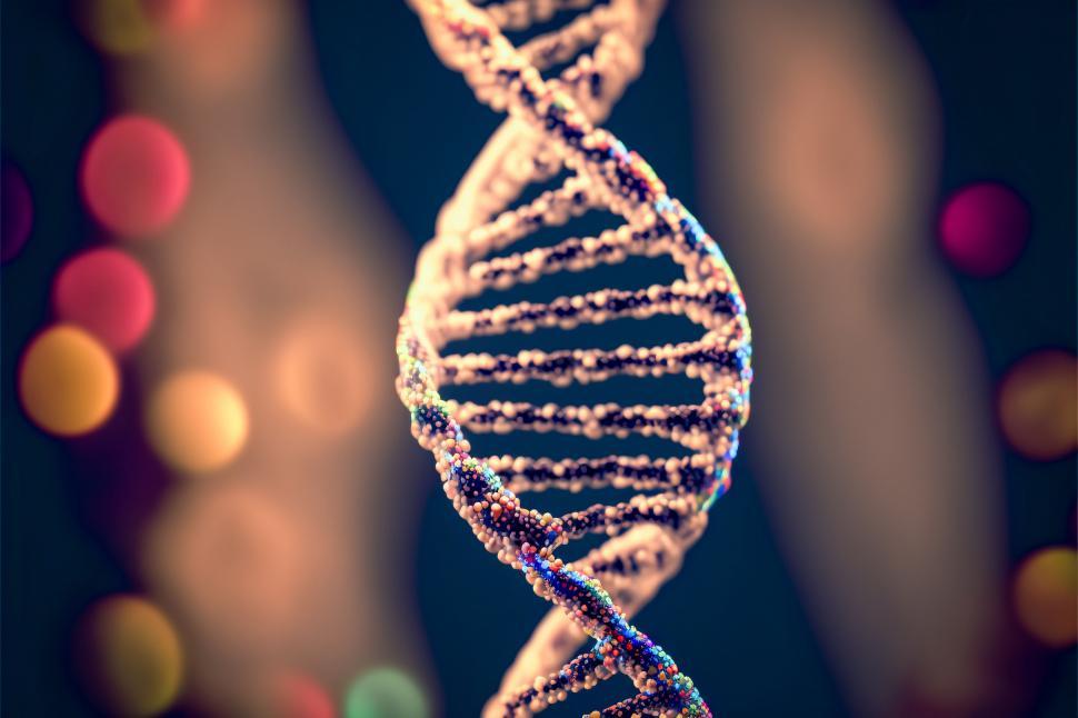 Free Stock Photo of Illuminated DNA double helix structure | Download ...