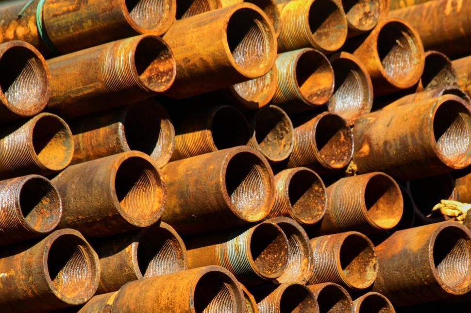 Free Stock Photo of Rusty metal pipes stacked together | Download Free ...