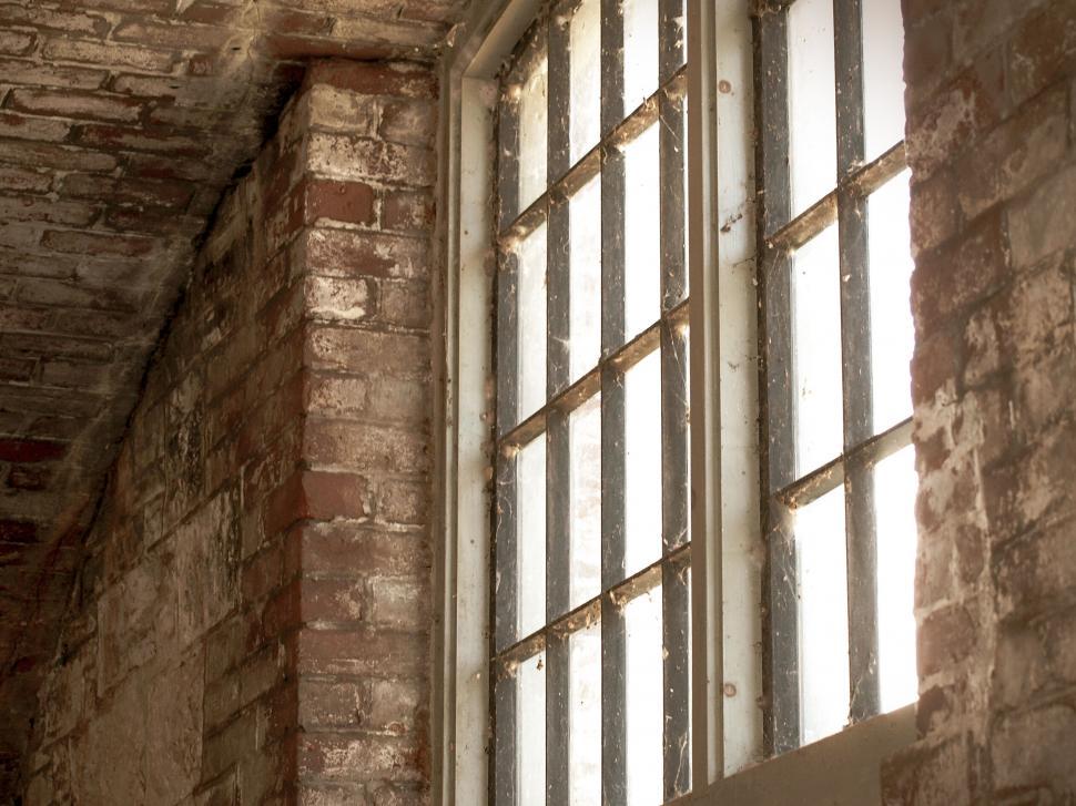 Free Stock Photo of Aged brick wall with barred window | Download Free ...