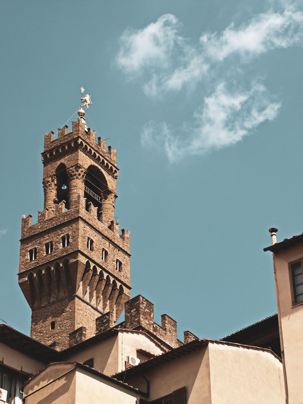 Free Stock Photo of Historic tower rising above buildings | Download ...