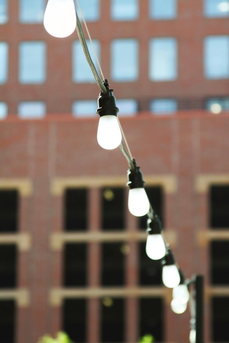 Free Stock Photo of String of lights with soft focus background ...