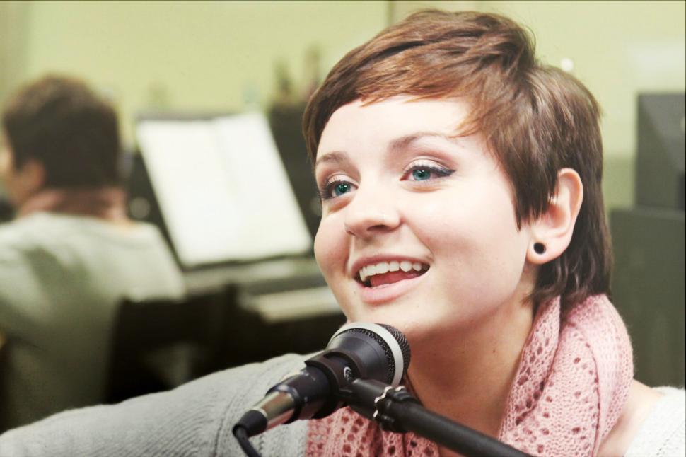 Free Stock Photo of Young female singer performing live | Download Free ...