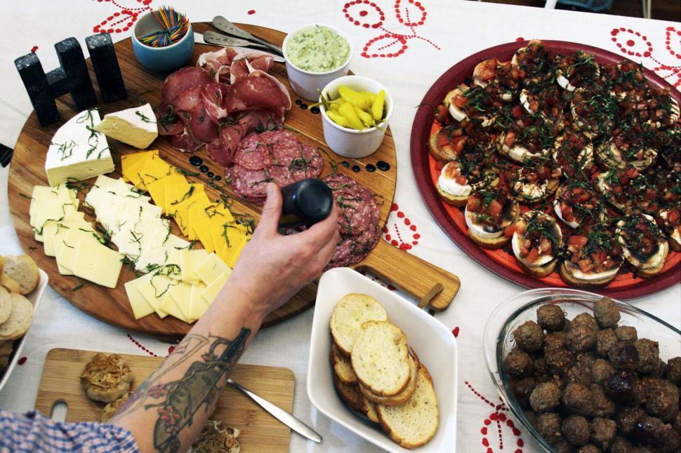 Free Stock Photo of Table full of delicious Mediterranean cuisine ...