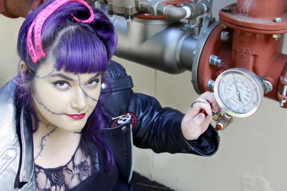 Free Stock Photo of Alternative style woman with meter | Download Free ...