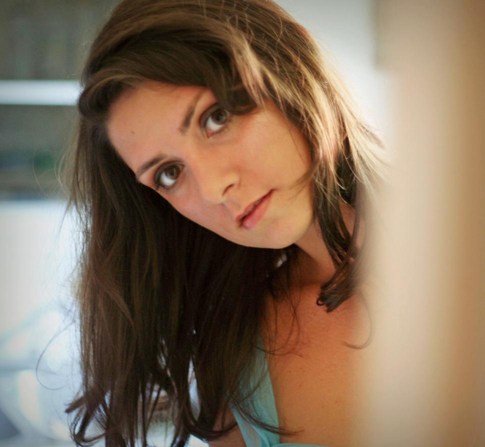 Free Stock Photo of Profile of a woman with long brown hair | Download ...