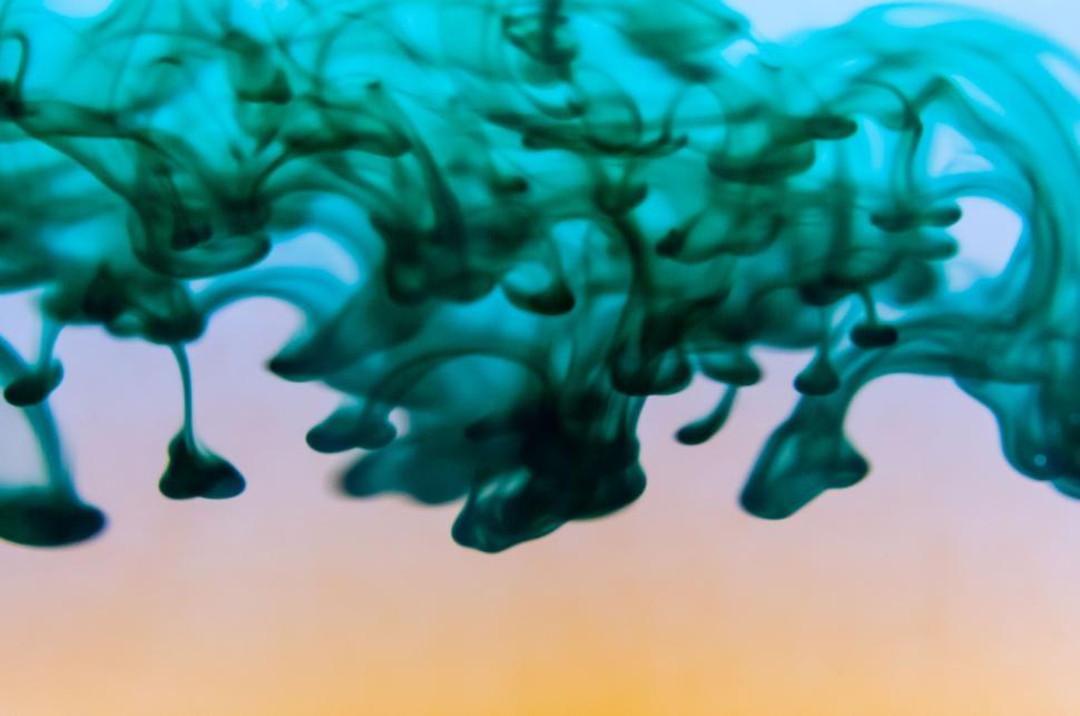 Free Stock Photo of Intriguing green ink cloud in water | Download Free ...