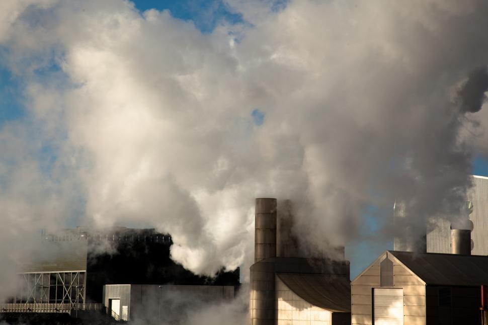 Free Stock Photo of Smoke coming out of a factory | Download Free ...