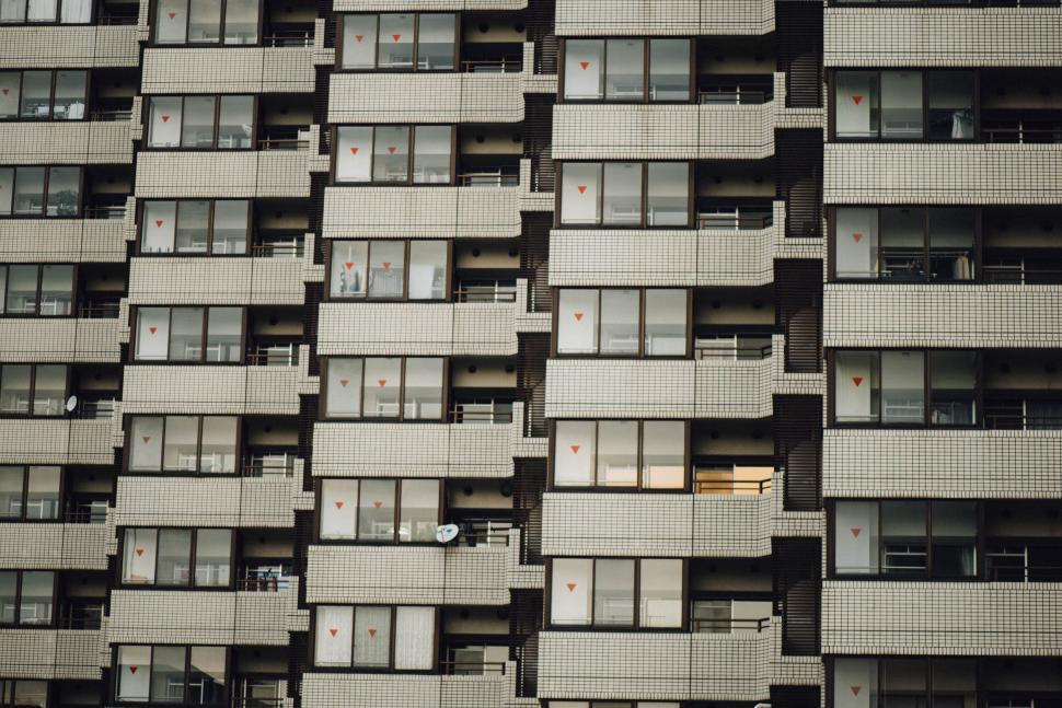 Free Stock Photo of Urban apartment building facade close-up | Download ...