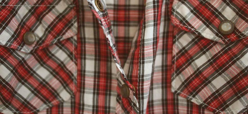 Free Stock Photo of Close-up of plaid fabric texture on clothing ...