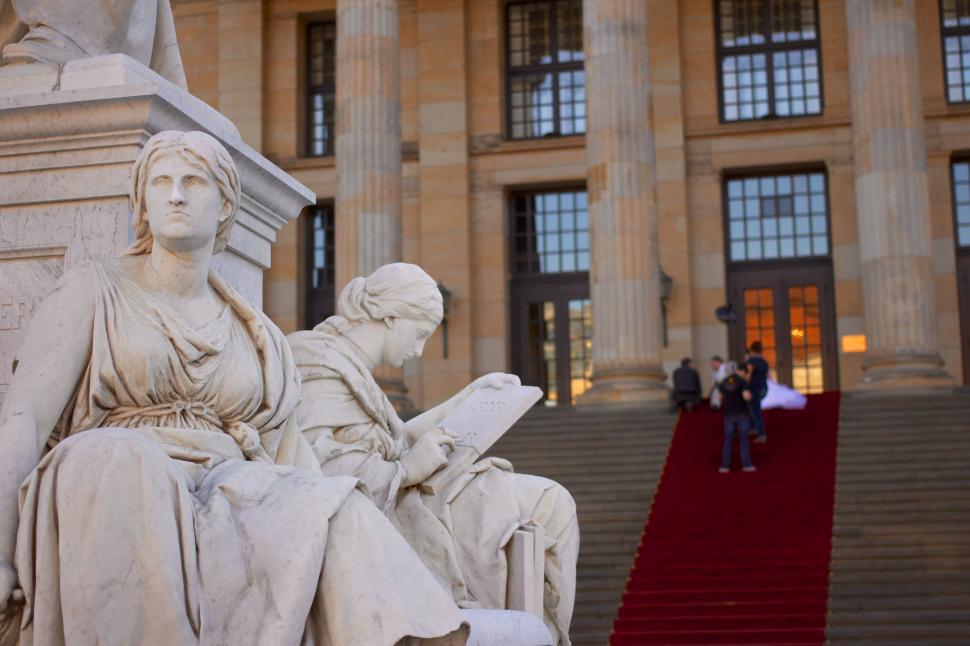 Free Stock Photo of Statue figures by a grand building | Download Free ...
