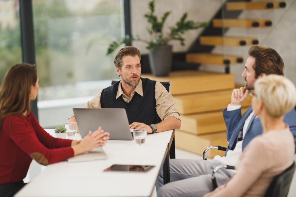 Free Stock Photo of Business meeting with attentive man | Download Free ...
