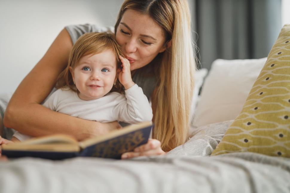 Free Stock Photo of Mother and child enjoying reading time | Download ...