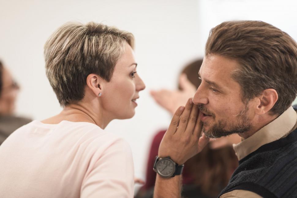 Free Stock Photo of Couple sharing secrets and having fun | Download ...