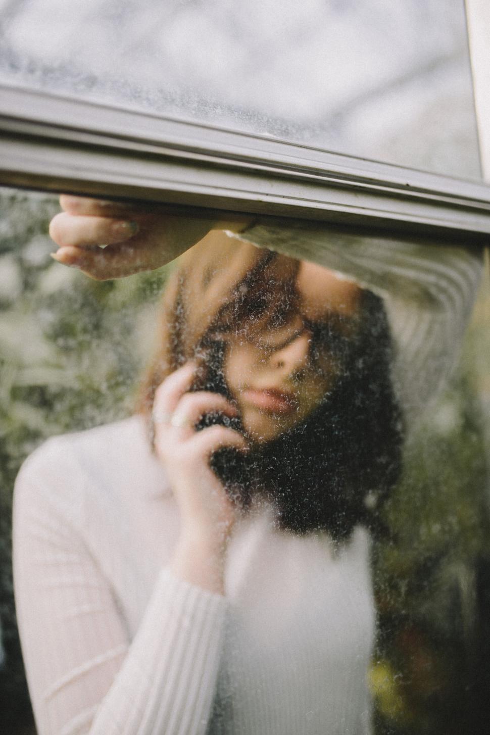 Free Stock Photo of Woman opening a window to look outside | Download ...