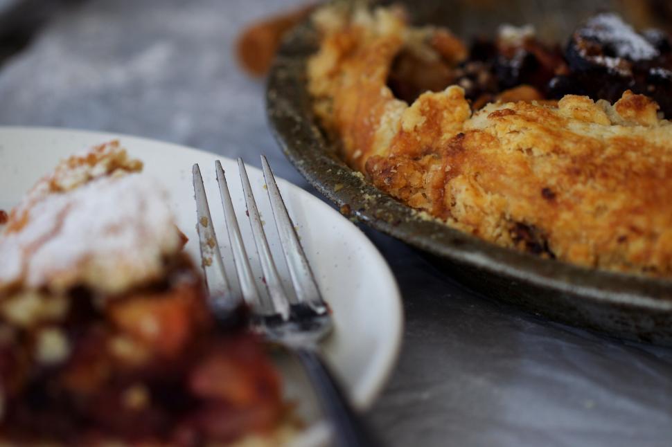 Free Stock Photo of Close-up of a homemade apple pie | Download Free ...