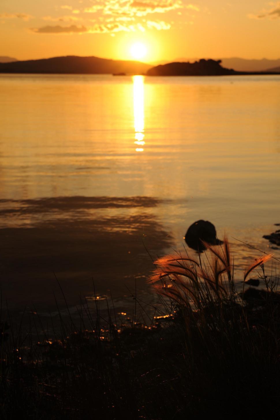 Free Stock Photo of Sunset over lake | Download Free Images and Free ...