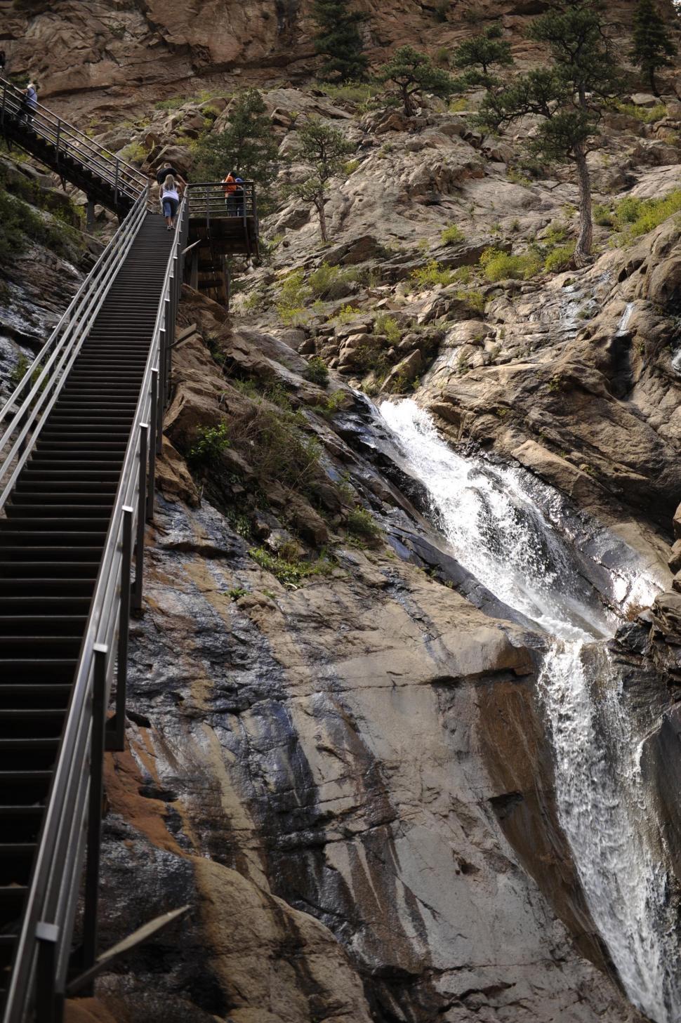 Free Stock Photo of Stairs on rock mountain | Download Free Images and ...