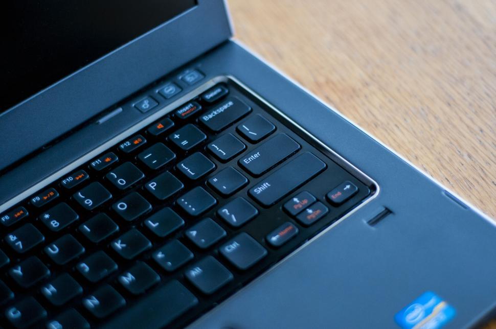 Free Stock Photo of Laptop keyboard focused on Enter key | Download ...