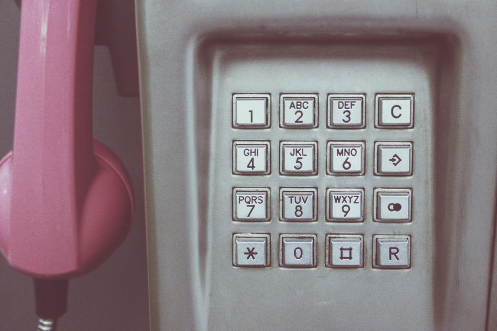 Free Stock Photo of Vintage payphone keypad close-up image | Download ...