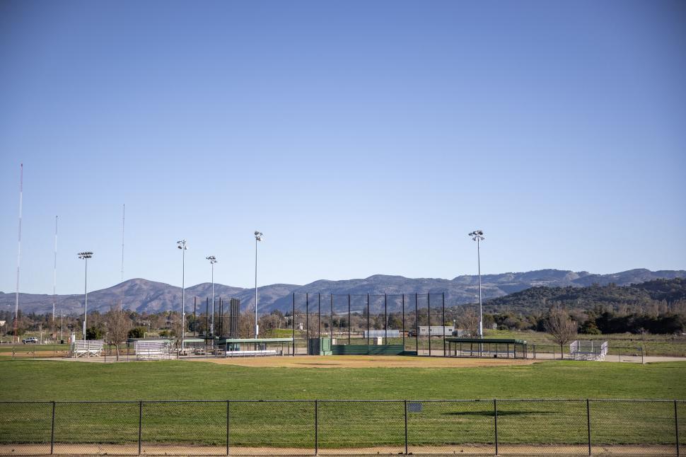 Free Stock Photo of Open baseball field with mountain view | Download ...