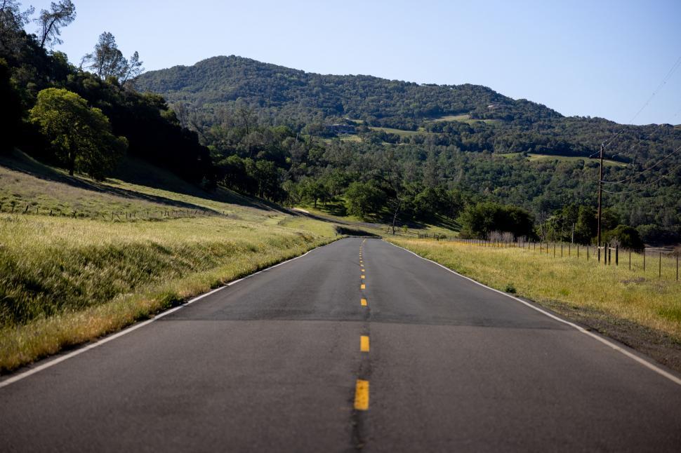 Free Stock Photo of Peaceful rural road with vibrant greenery ...