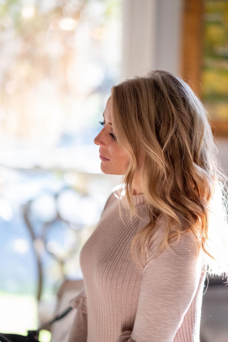 Free Stock Photo of Blurred face of a woman indoors near window ...