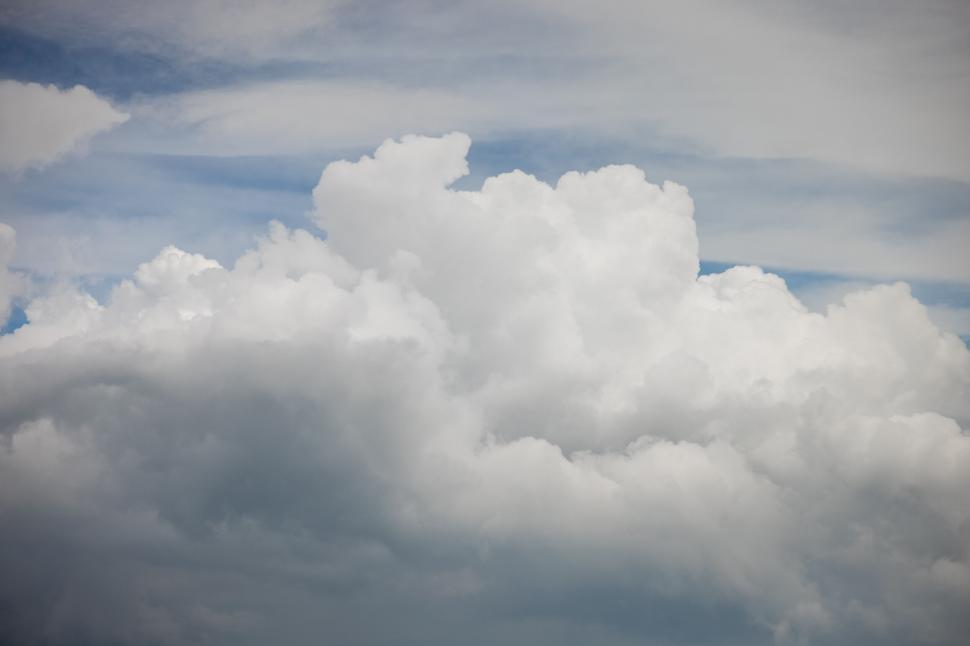 Free Stock Photo of Cumulus clouds filling the blue sky | Download Free ...