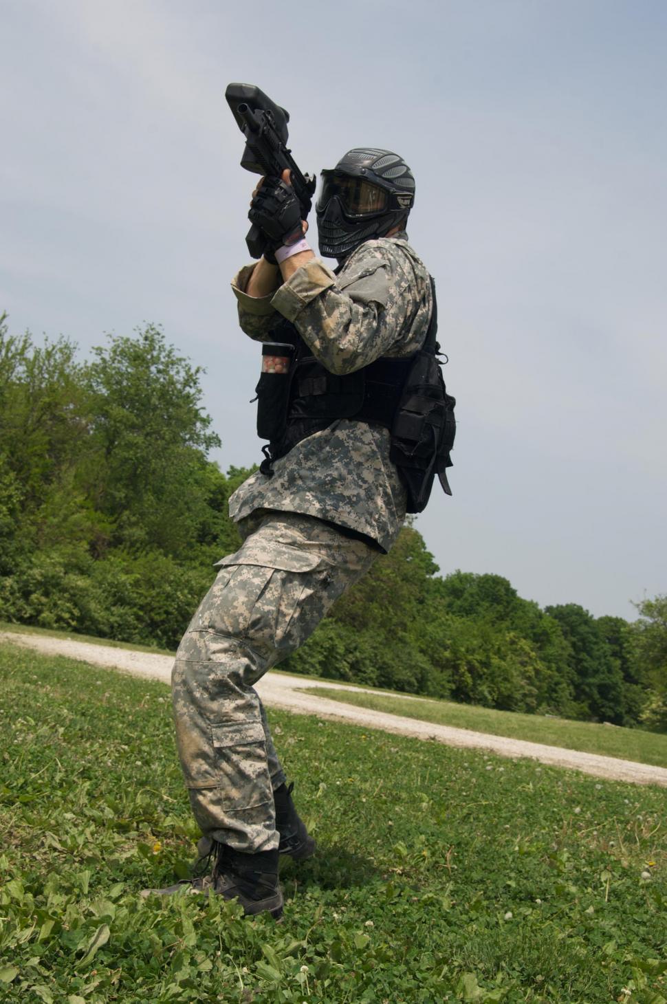 Free Stock Photo of Paintball player in the park | Download Free Images ...