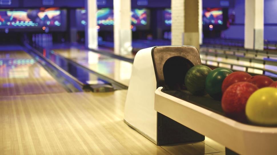 Free Stock Photo of Indoor bowling alley ready for players | Download ...