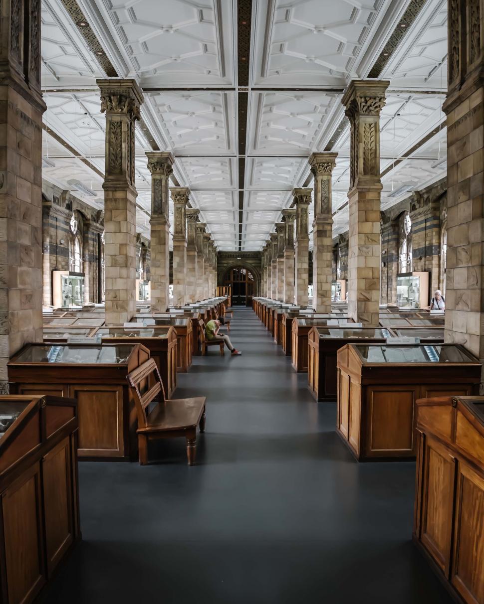 Free Stock Photo of Historical hallway with intricate pillars ...