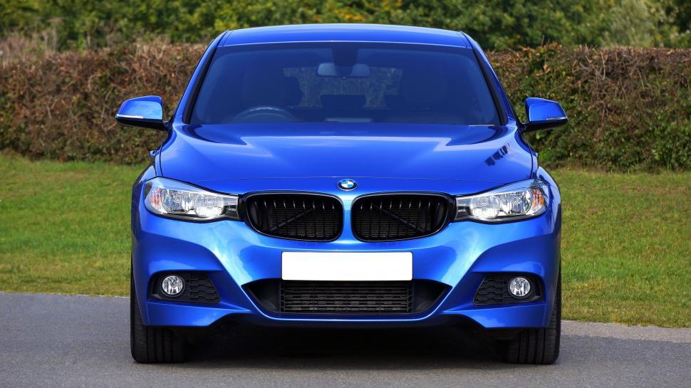Free Stock Photo of Blue BMW car parked on the street | Download Free ...