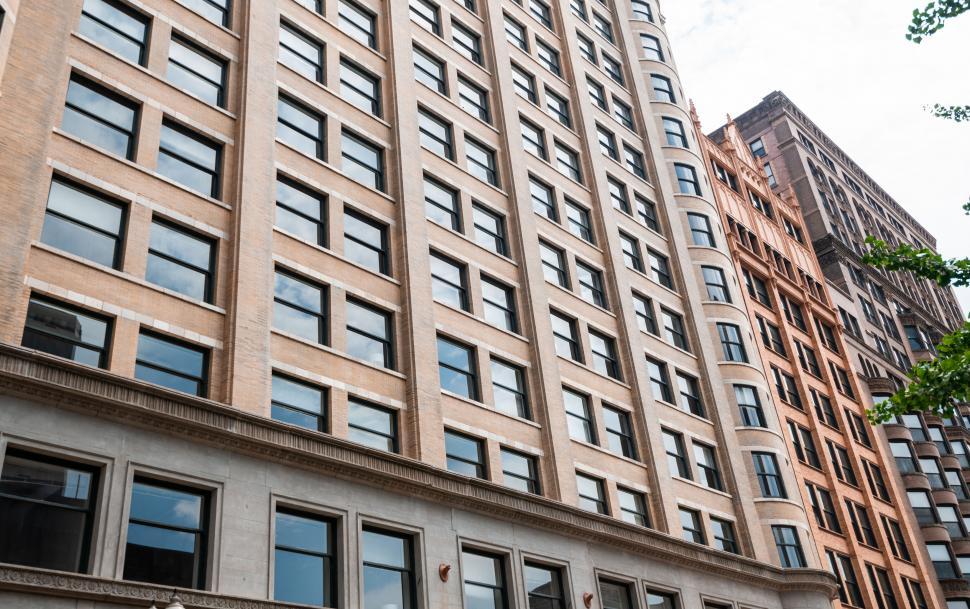 Free Stock Photo of Modern high-rise buildings with detailed facade ...