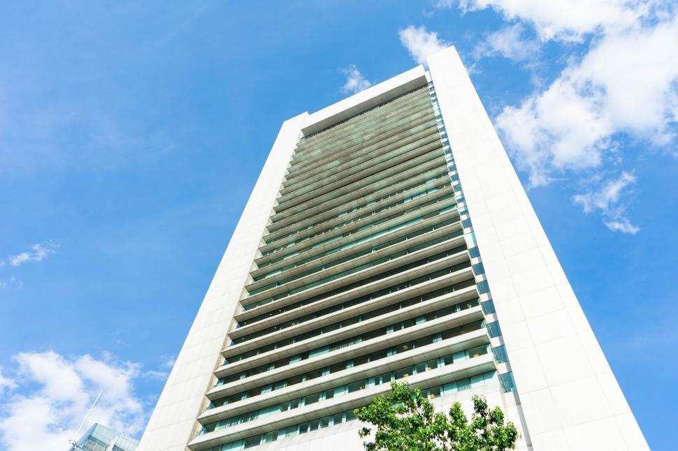 Free Stock Photo of Skyscraper with unique window pattern | Download ...