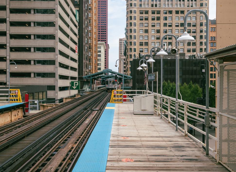 Free Stock Photo of Elevated train station in the city | Download Free ...
