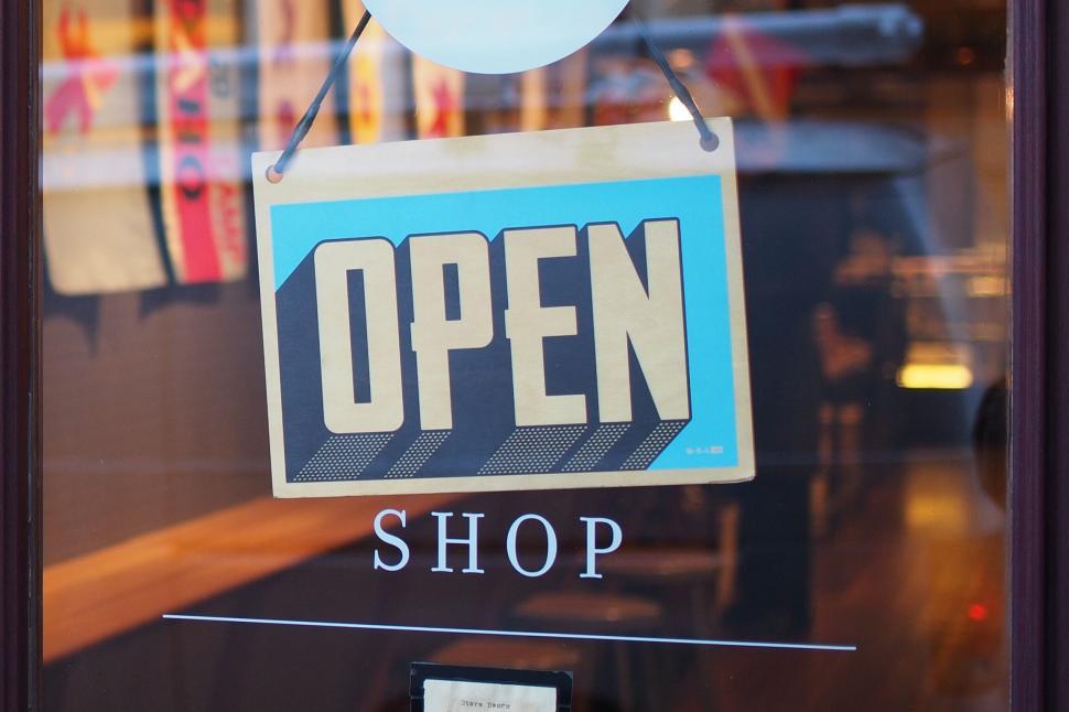 Free Stock Photo of Shop open sign hanging on door | Download Free ...