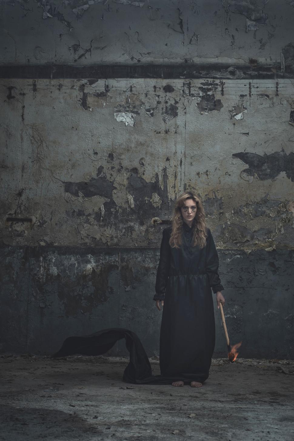 Free Stock Photo of Mysterious figure in black with axe | Download Free ...