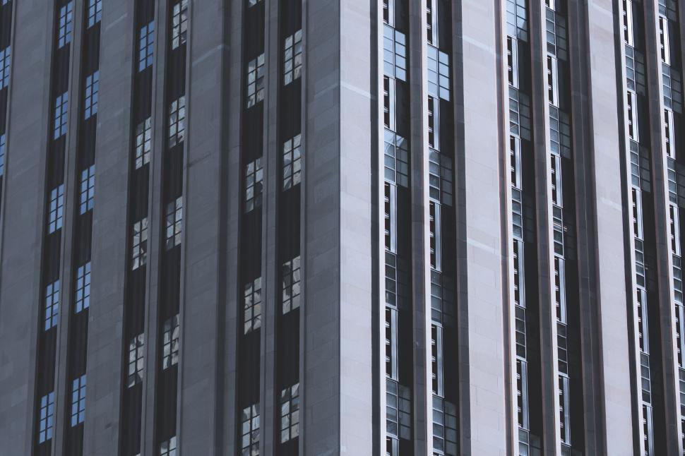 Free Stock Photo of Close view of a high-rise building facade ...