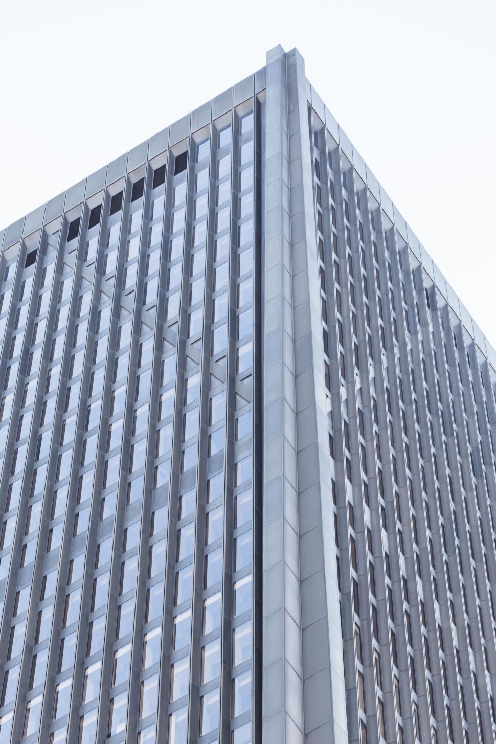 Free Stock Photo of Modern skyscraper corner against clear sky ...