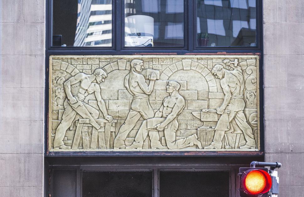 Free Stock Photo of Relief sculpture on a building in city setting ...