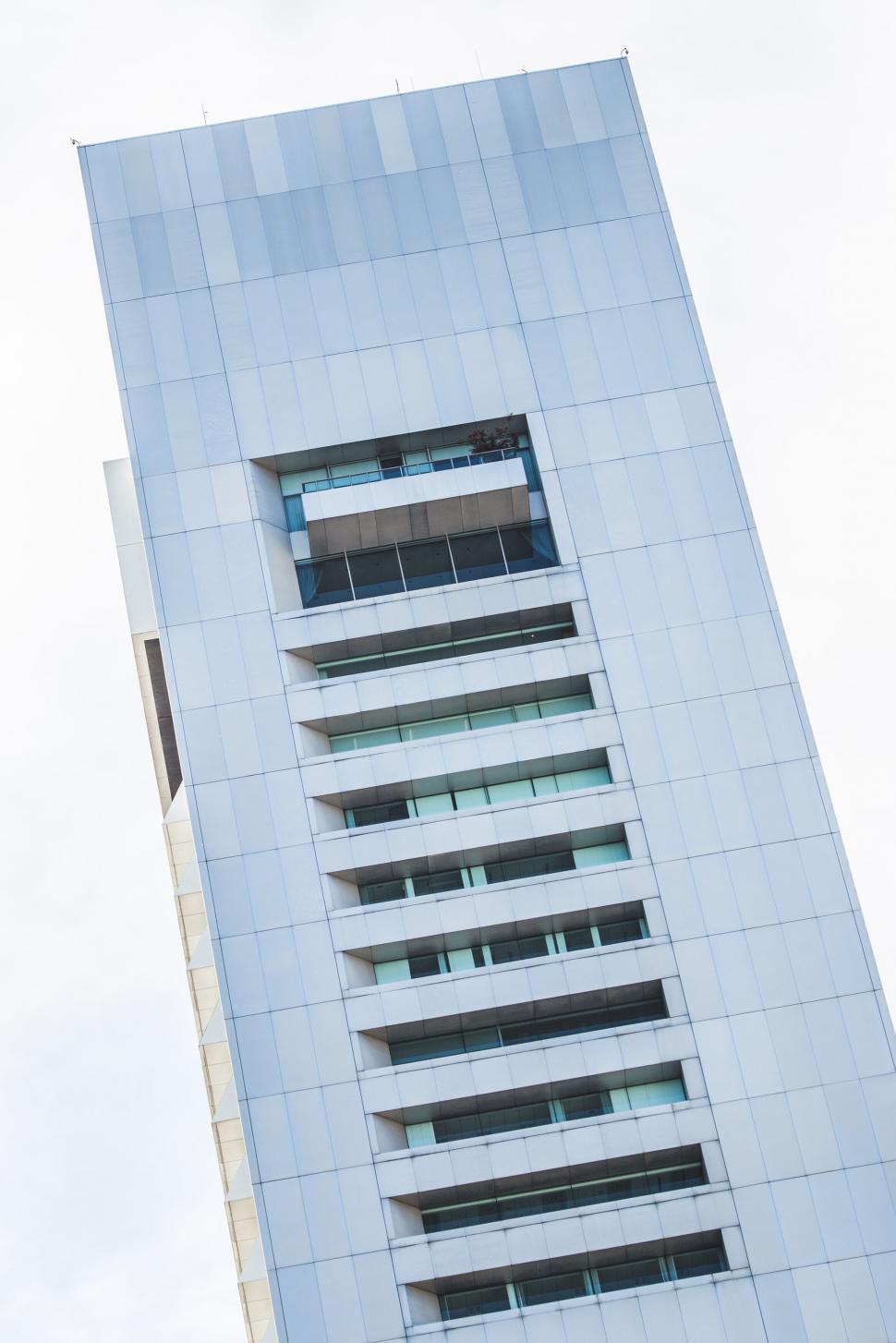 Free Stock Photo of Modern blue glass building facade closeup ...