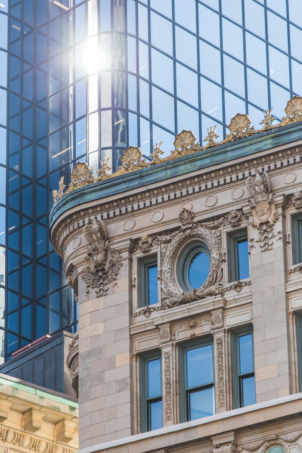 Free Stock Photo of Historic and modern architecture blend in city ...